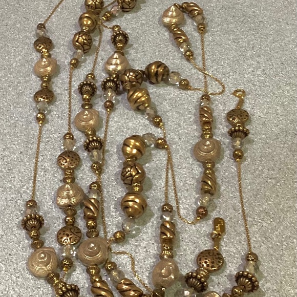 Dabby Reid | Jewelry | Dabby Reid Signed Extra Long Gold Tone ...